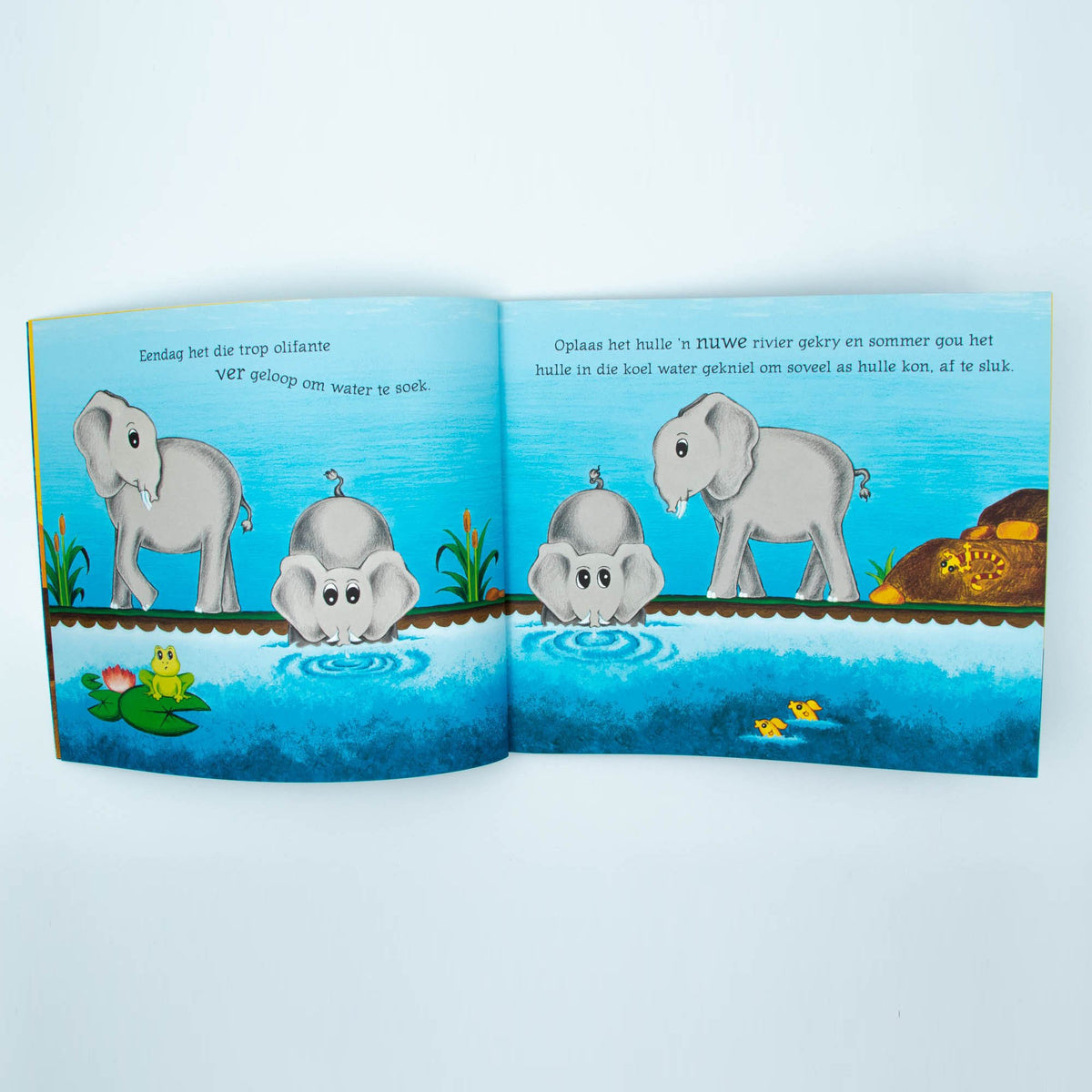 African Folklore Stories Hoe die Olifant sy Slurp gekry het Afrikaans ...